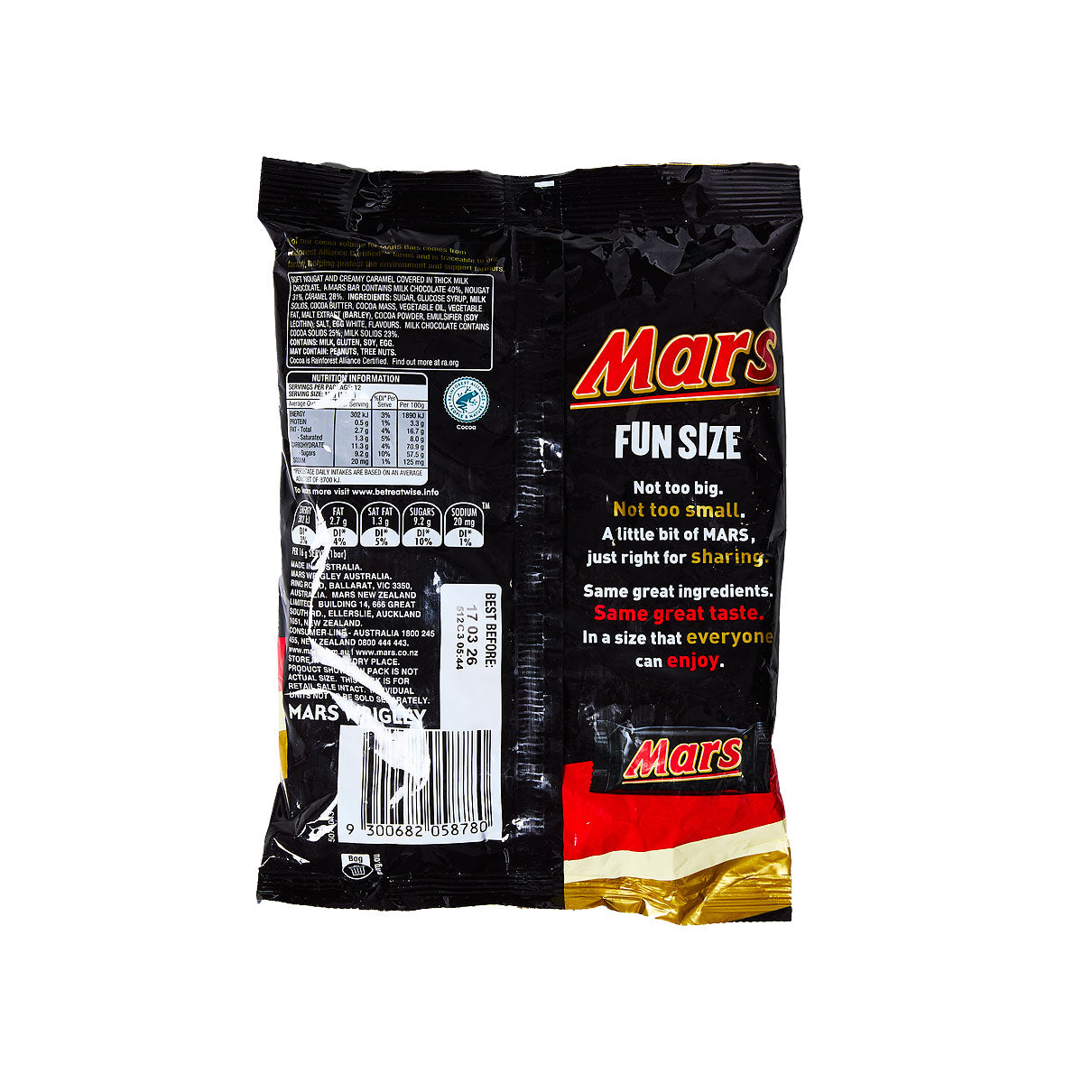 Mars Fun Size 216g | The Reject Shop