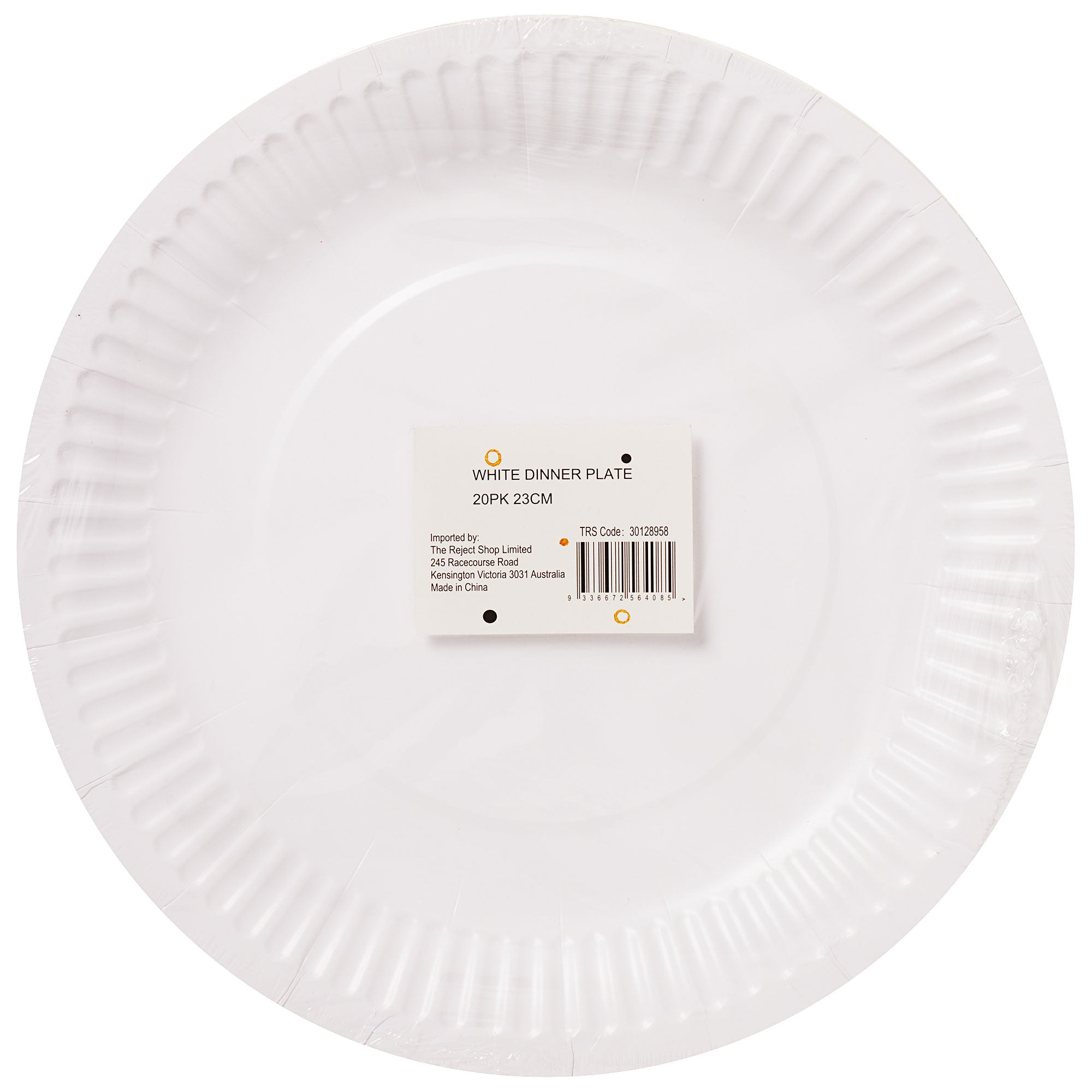 Dinner Plate 23cm White 20pk – The Reject Shop
