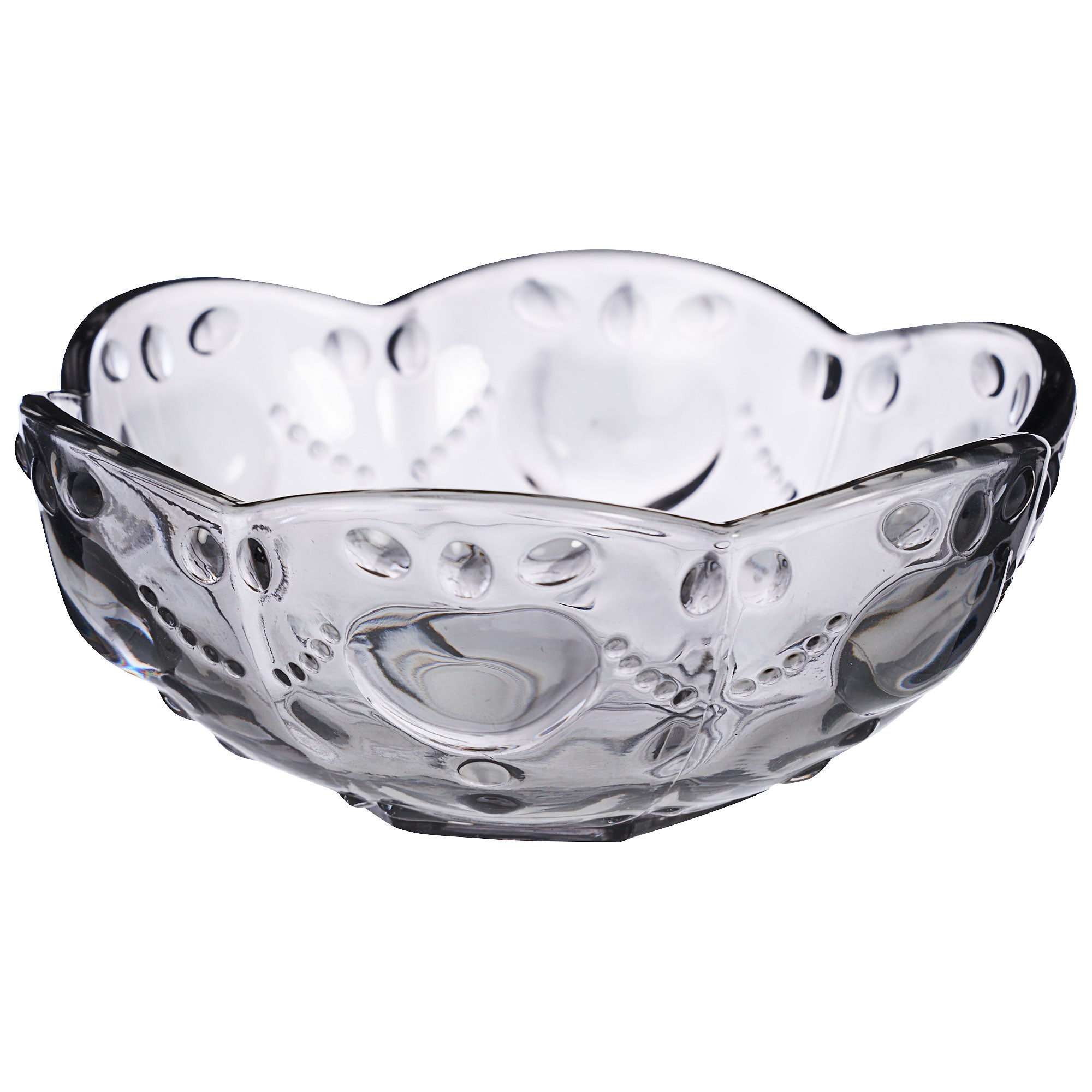 Trinket Colour Glass Bowl Smoke/Pink – The Reject Shop
