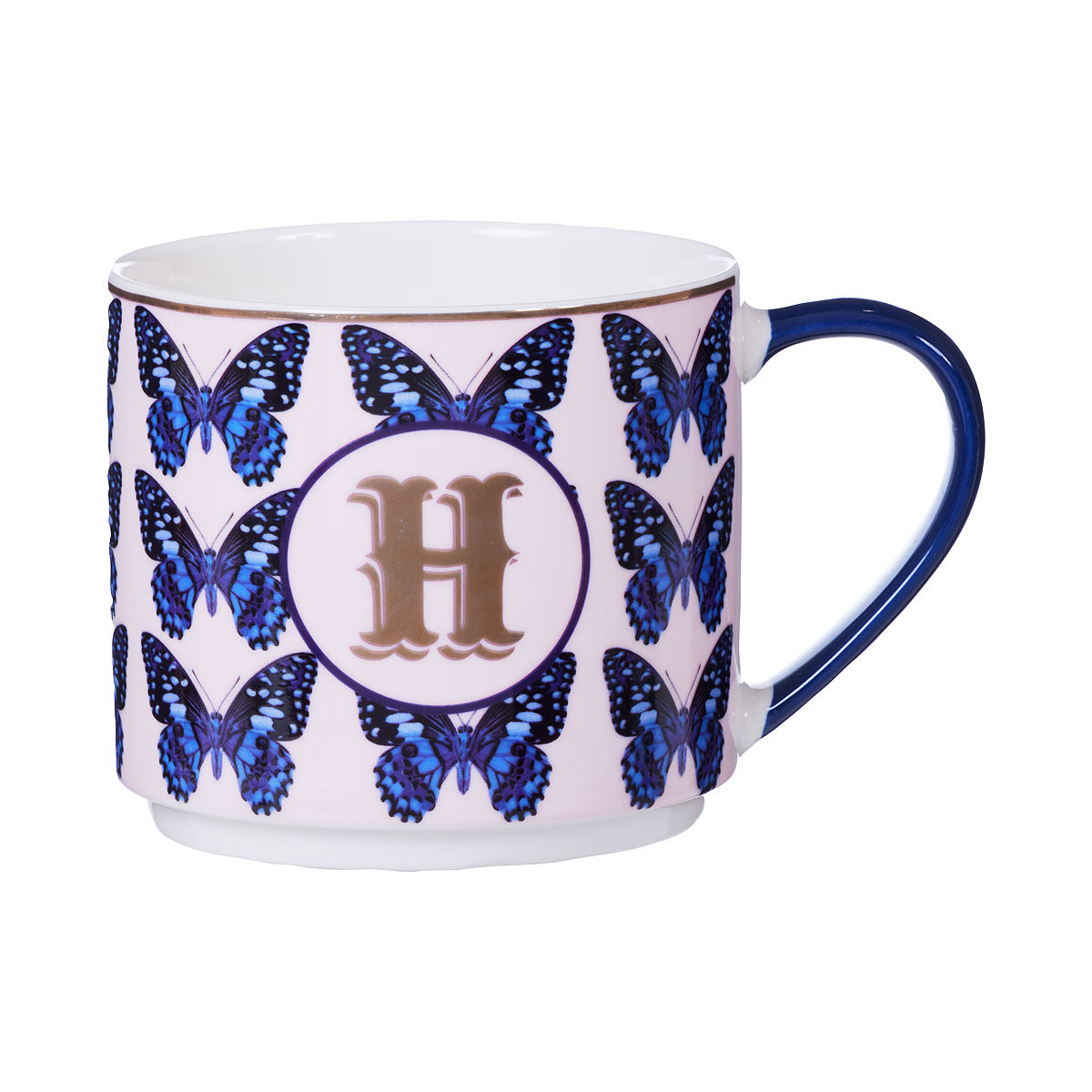Butterfly Chain Mug Monogram BHN 380mL – The Reject Shop