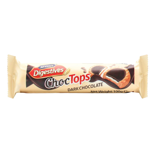 McVitie's Digestives Choc Tops Dark Chocolate 100g – The Reject Shop
