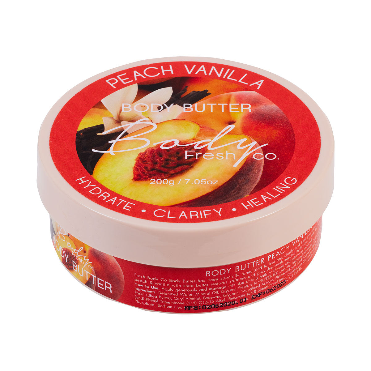 Body Fresh Co Body Butter Peach Vanilla – The Reject Shop