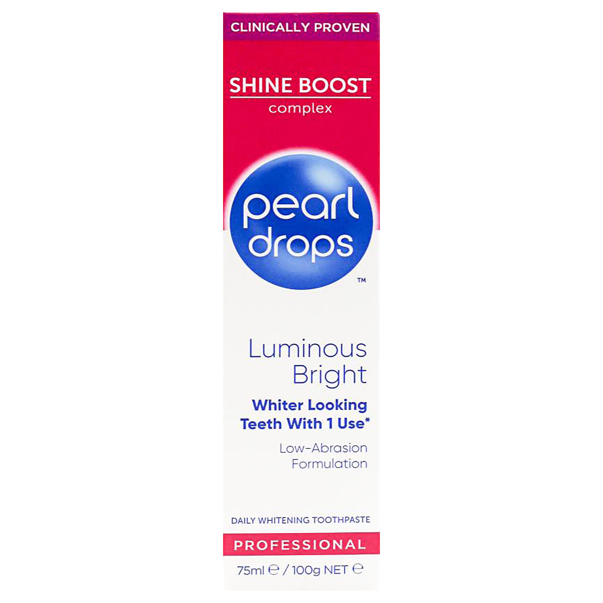Pearl Drops Toothpaste Bright White 100g – The Reject Shop