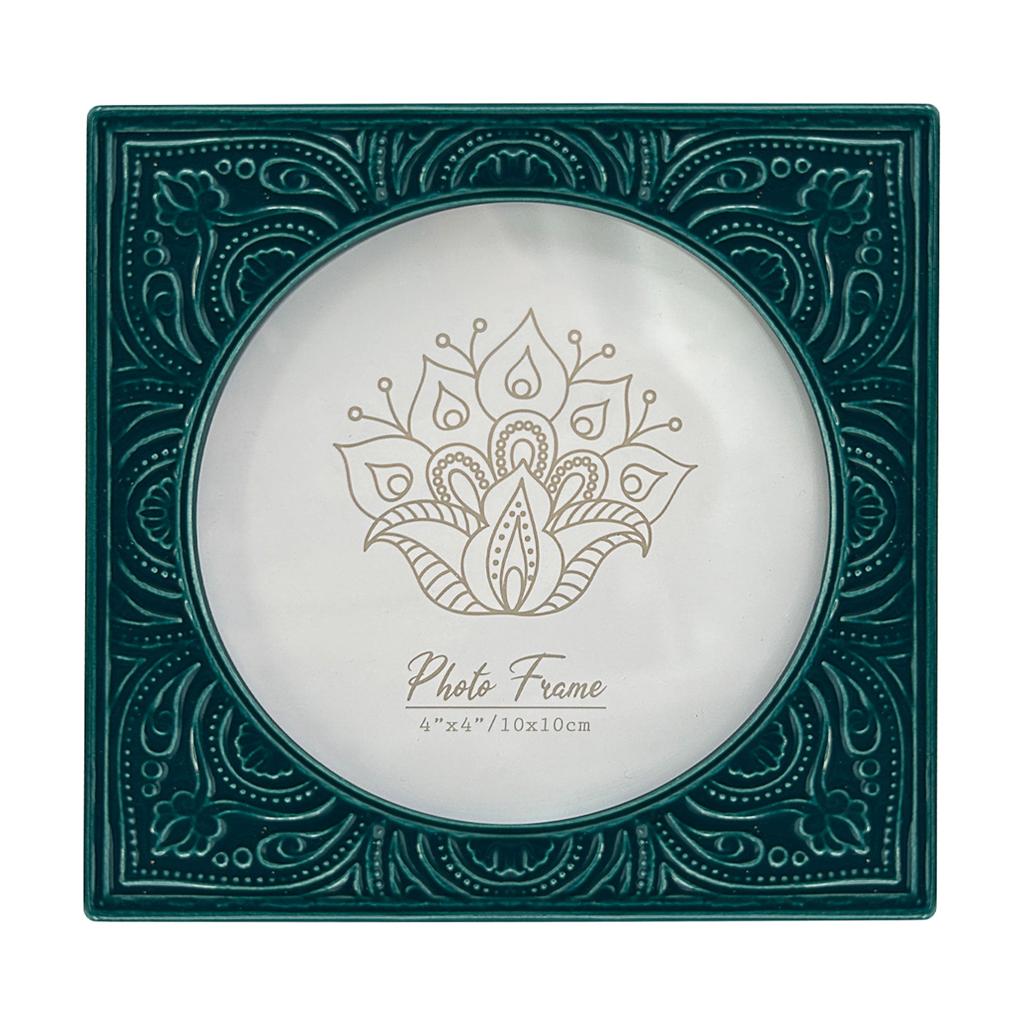 Patterned Ceramic Photo Frame 4x4" Assorted – The Reject Shop