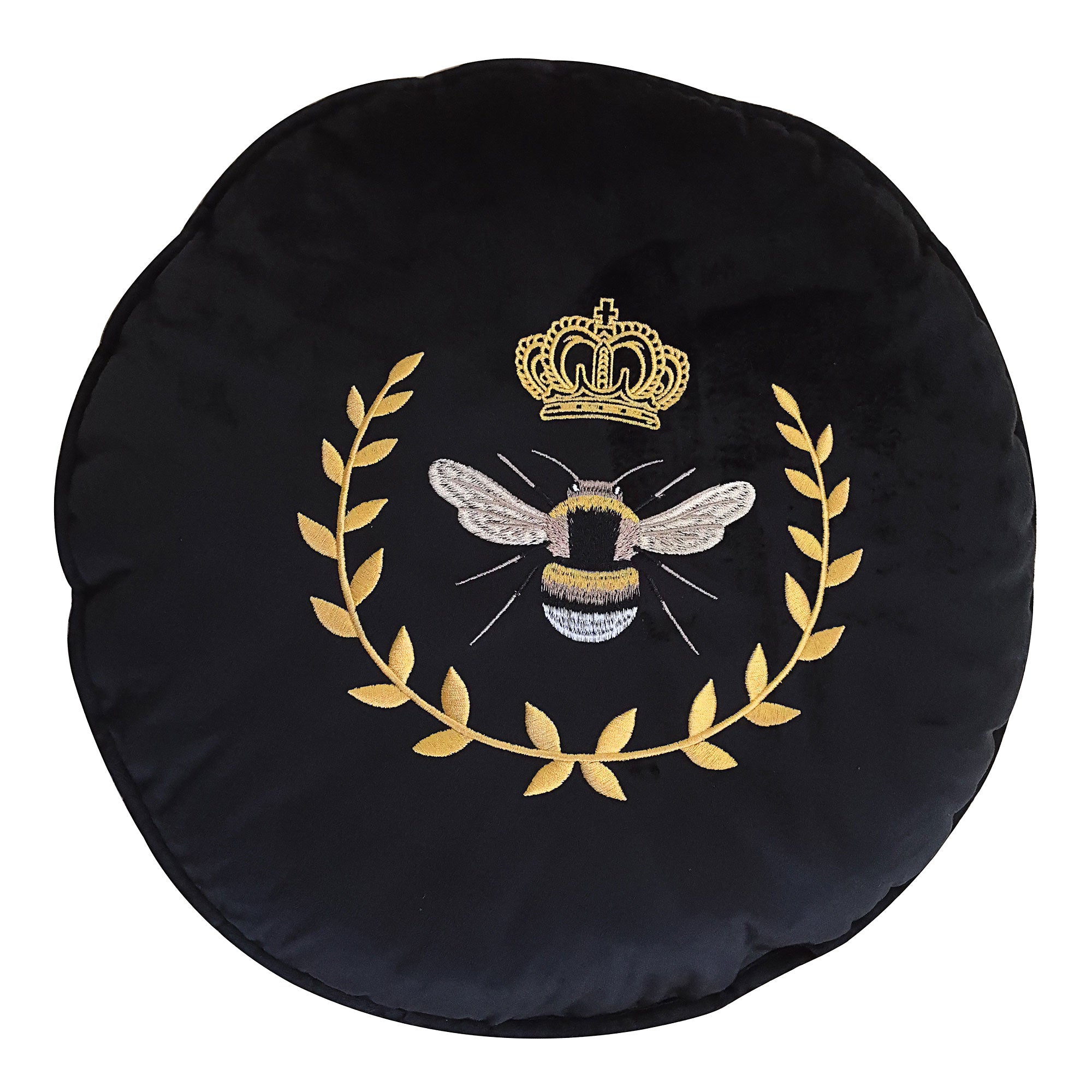Bee Wreath Round Cushion – The Reject Shop