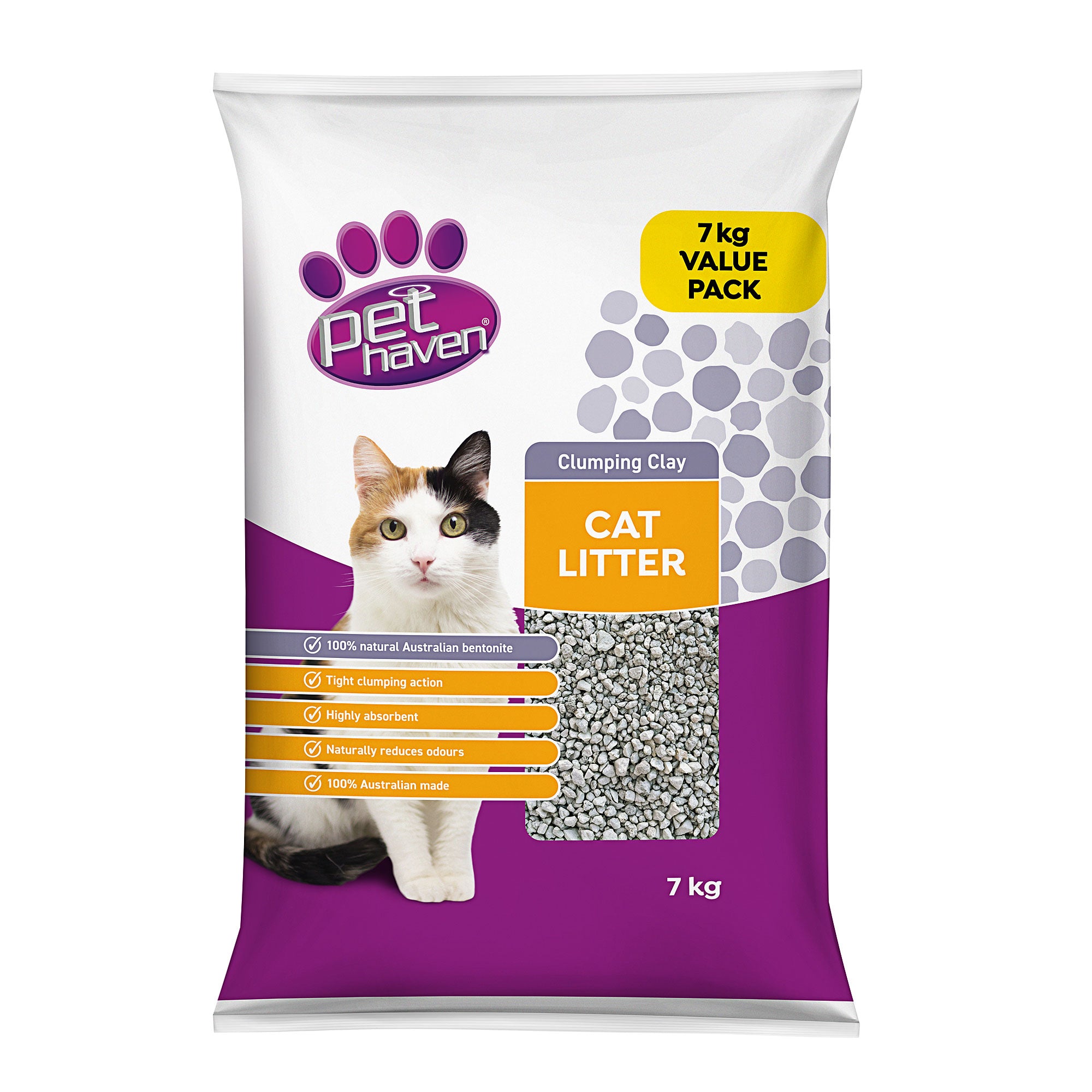 Pet Haven Clay Clumping Litter 7kg – The Reject Shop