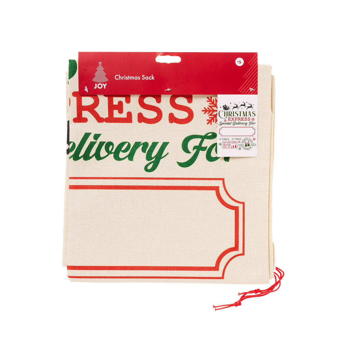 Christmas Hemp Sack – The Reject Shop