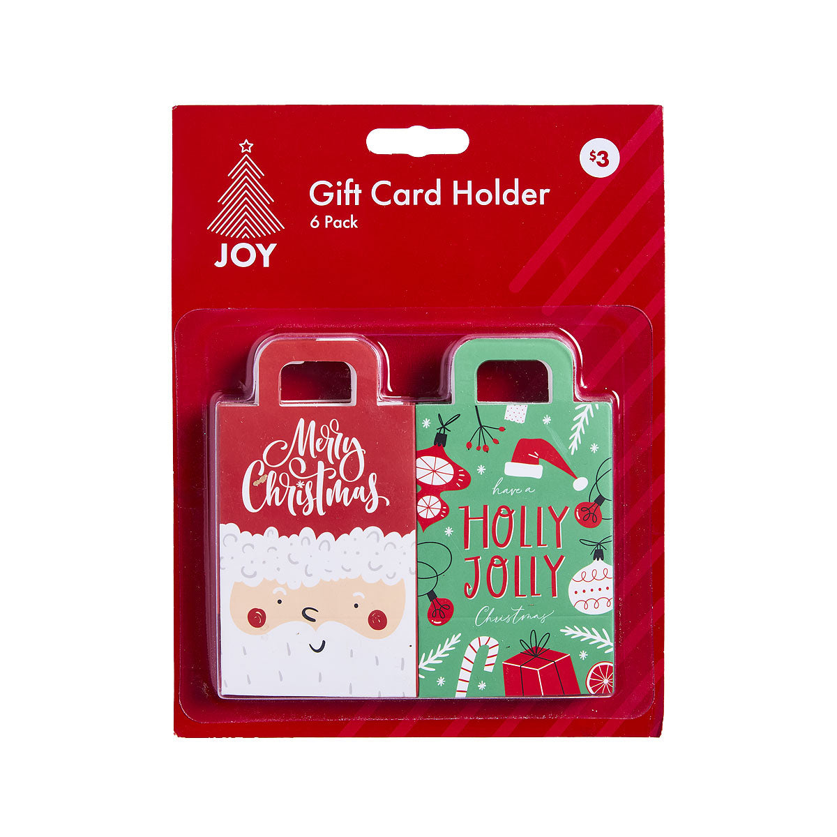 Christmas Gift Card Sliders 6pk – The Reject Shop