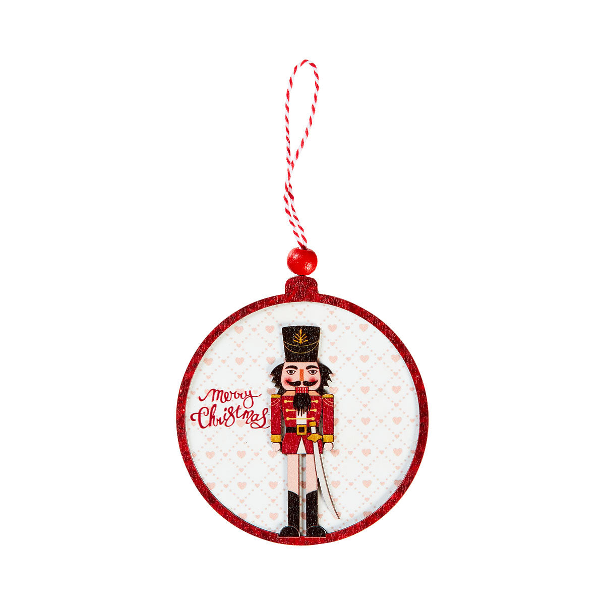 Christmas Tree Decoration MDF Nutcracker Circle Assorted – The Reject Shop