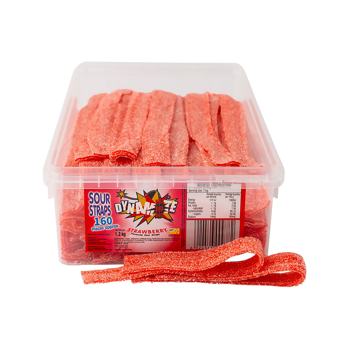 Dynamite Sour Straps Tub Starberry 1.2kg – The Reject Shop