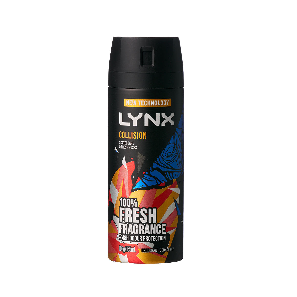 Lynx Deodorant Bodyspray Collision Skateboard and Fresh Roses 165mL ...
