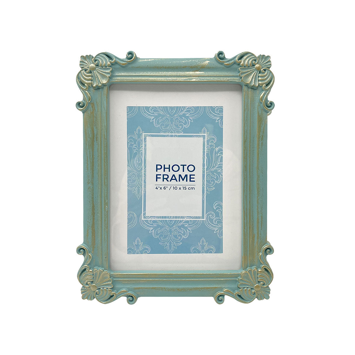 Regency Resin Photo Frame 4x6" Blue/White – The Reject Shop