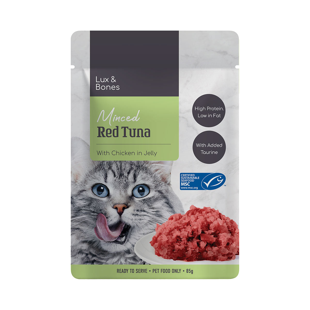 Lux & Bones Tuna & Chicken in Jelly 85g – The Reject Shop