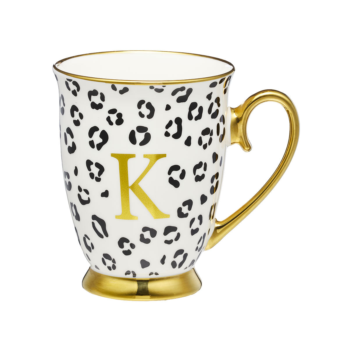 Leopard Monogram Mug K,H,N Assorted – The Reject Shop