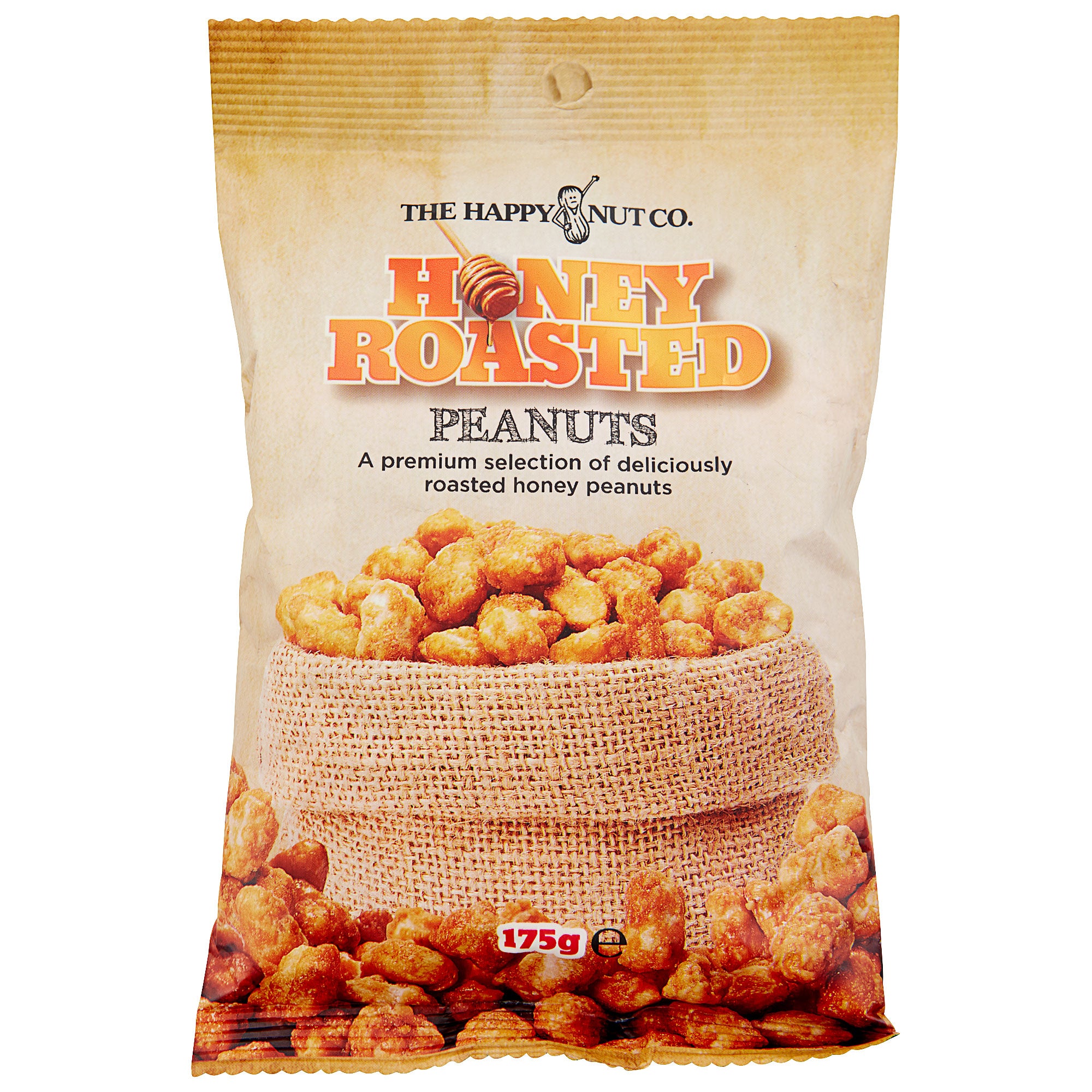 The Happy Nut Co. Honey Roasted Peanuts Sharebag 175g | The Reject Shop