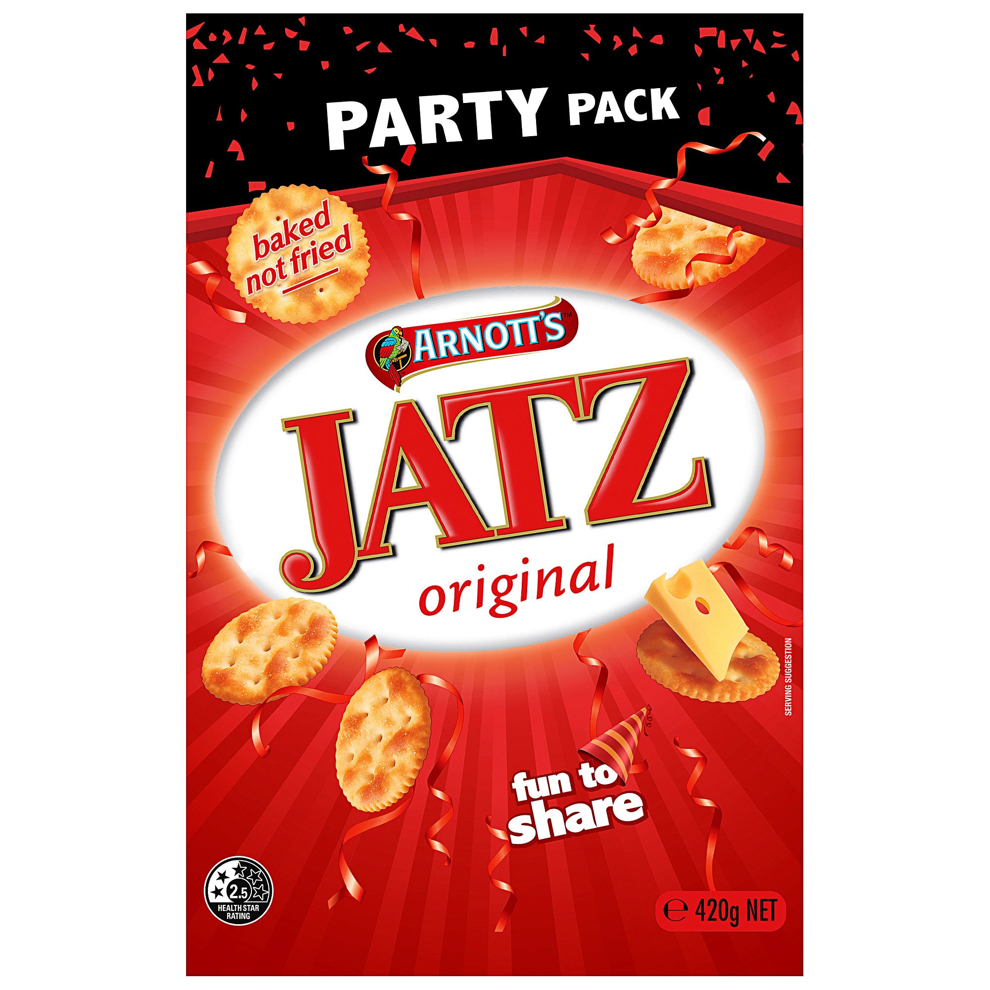 Jatz Original Party Pack 420g – The Reject Shop