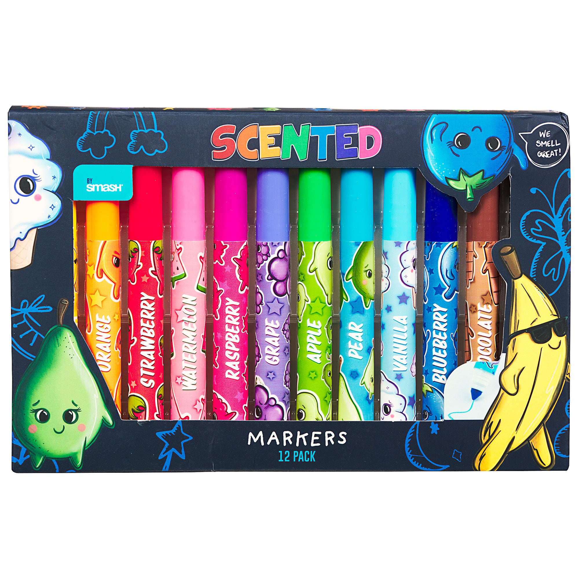 Smash Scented Markers 12pk – The Reject Shop