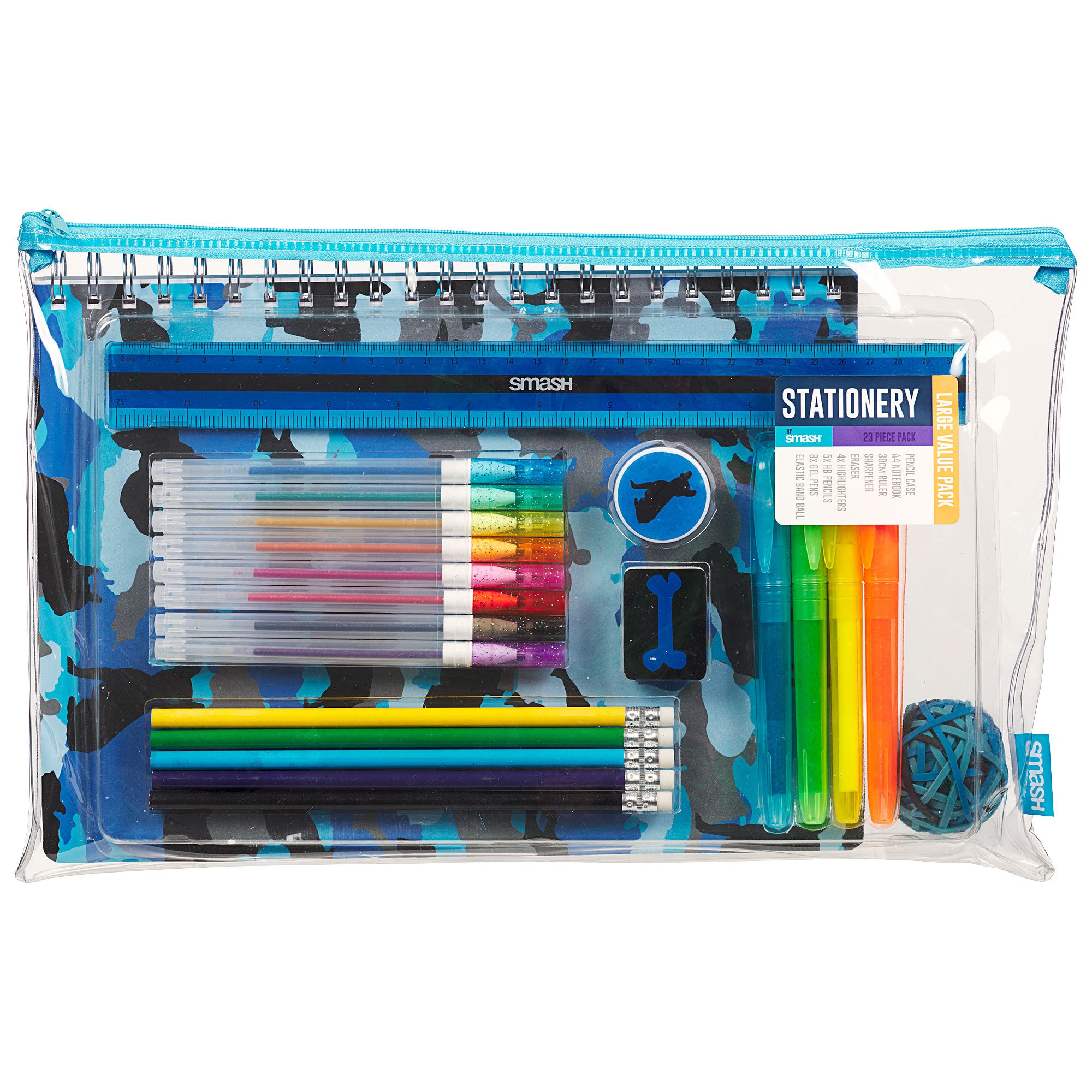 Smash Blue Stationery Pack Large – The Reject Shop