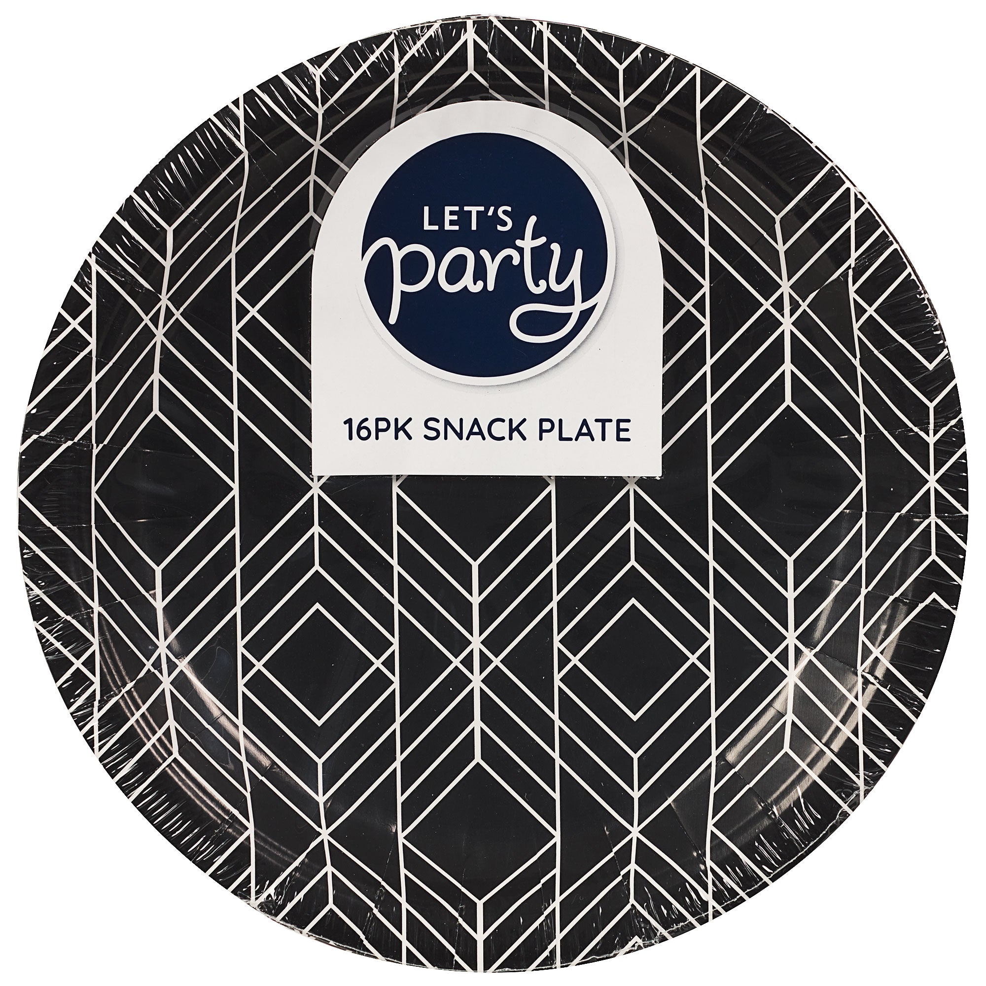 Snack Plate Printed 16pk Geometric – The Reject Shop