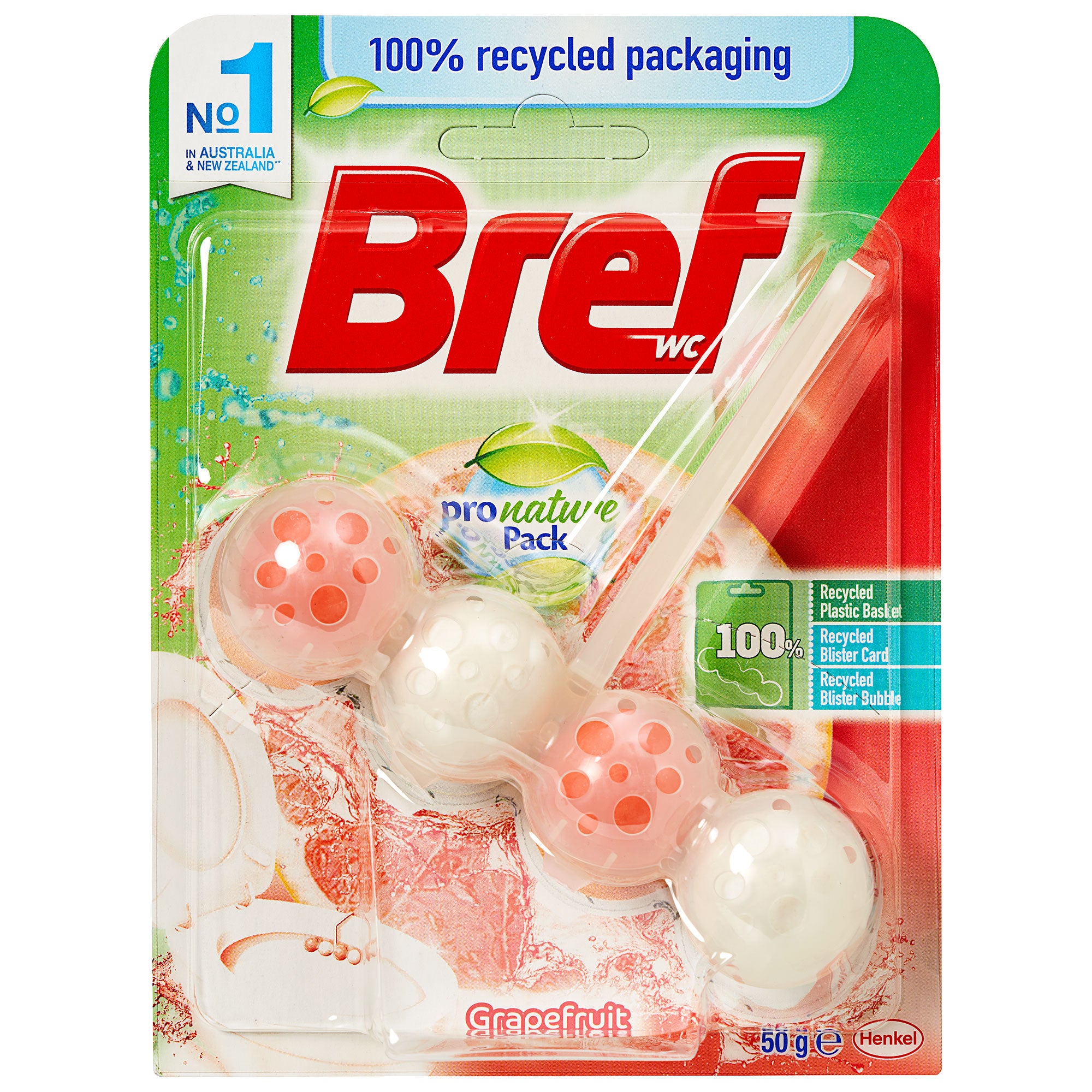 Bref Toilet Cage Grapefruit 50g – The Reject Shop