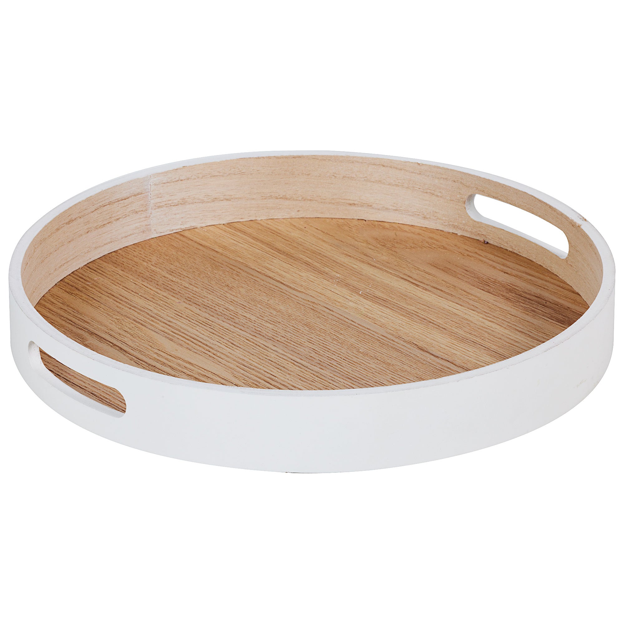 Round Décor Tray White – The Reject Shop