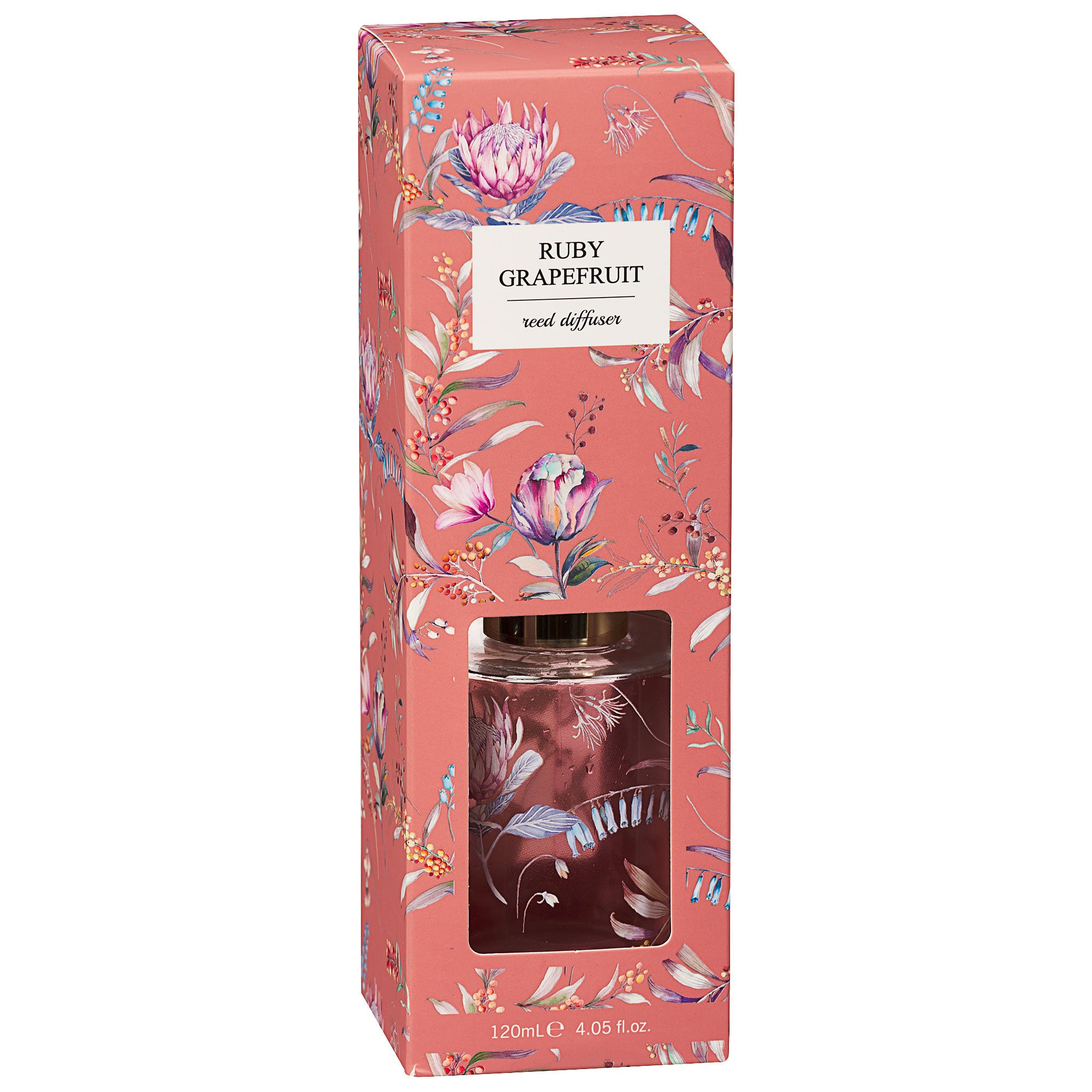 Floral Print Reed Diffuser Pink 120mL – The Reject Shop