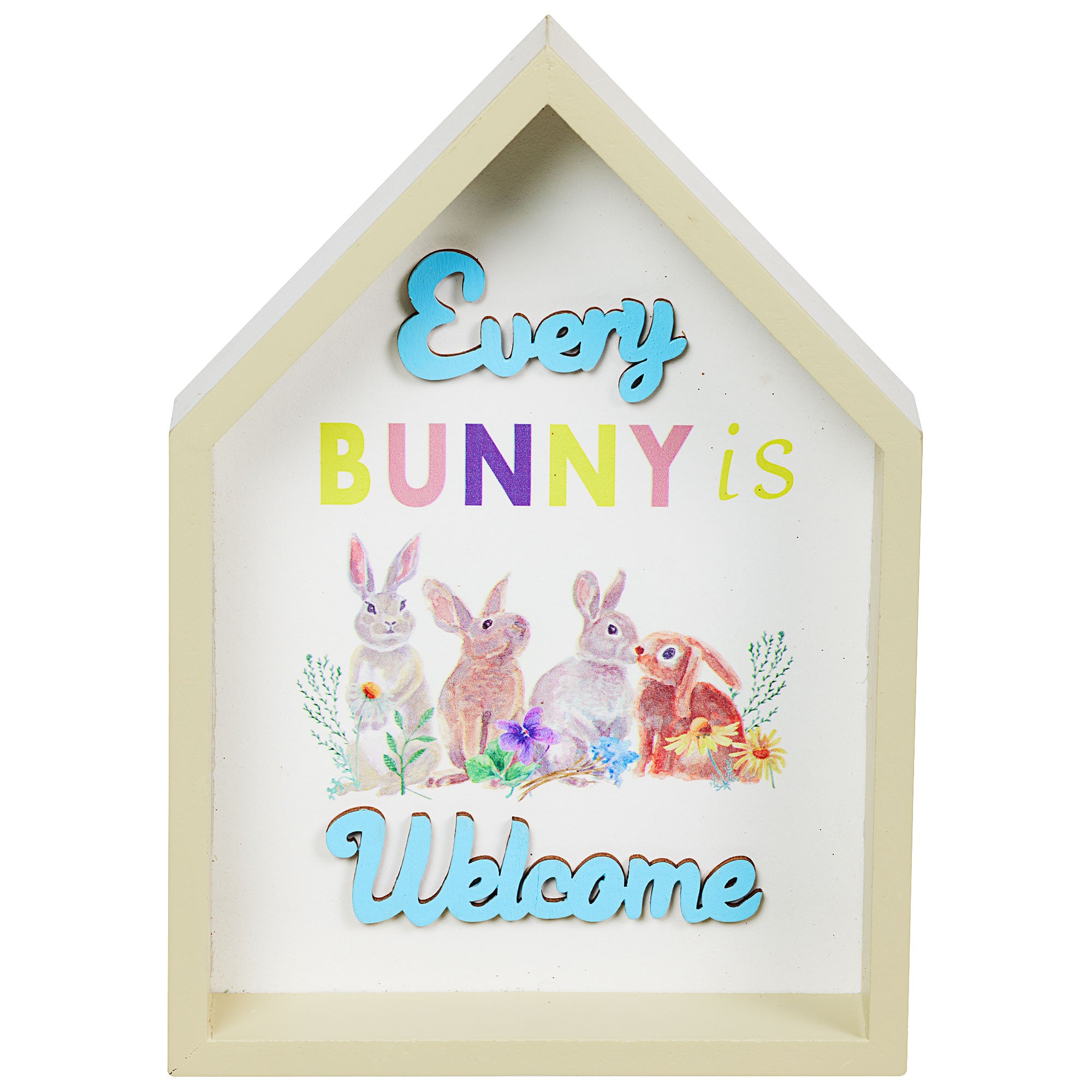 Easter House Table Plaque – The Reject Shop