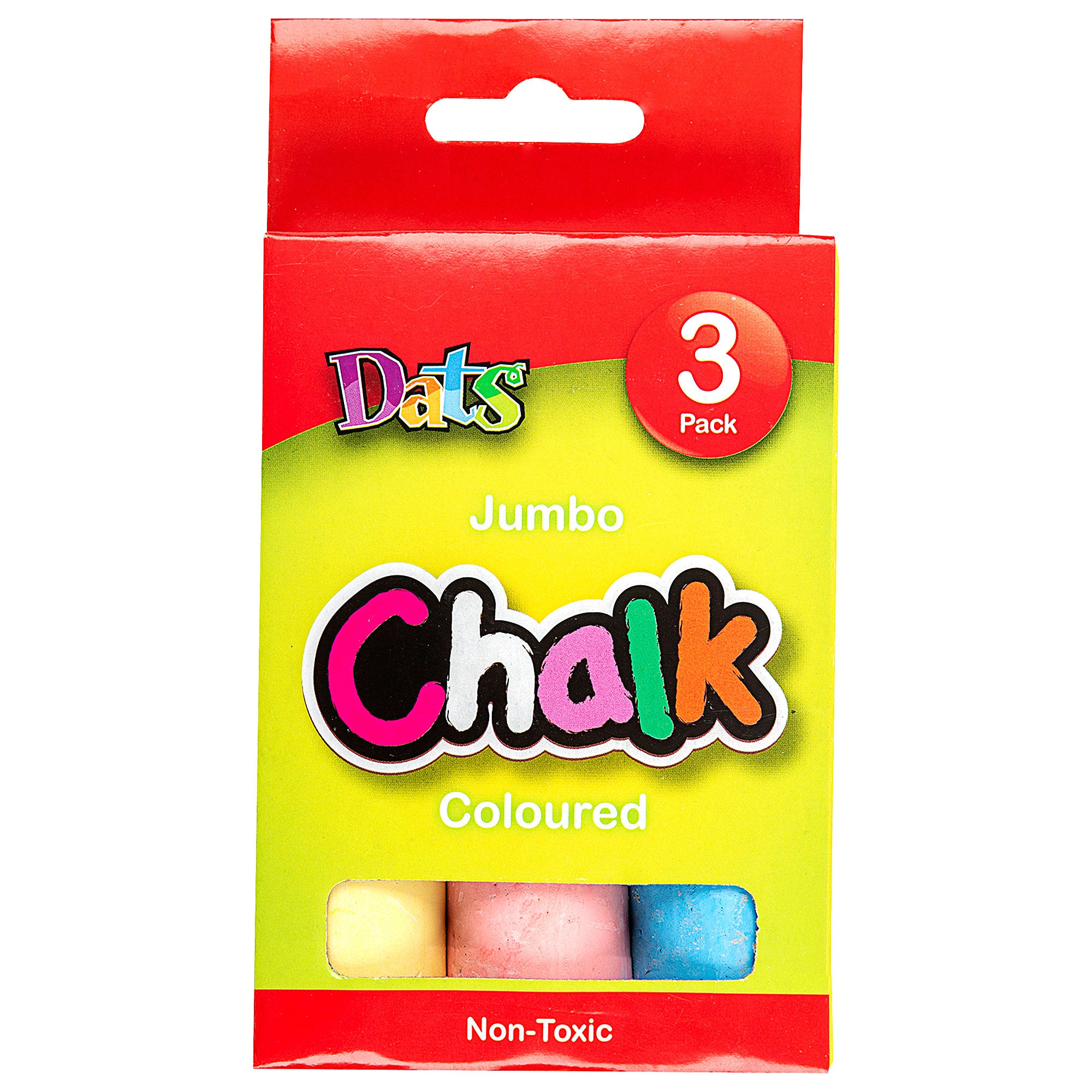 Chalk Jumbo Assorted Colours 3pk – The Reject Shop