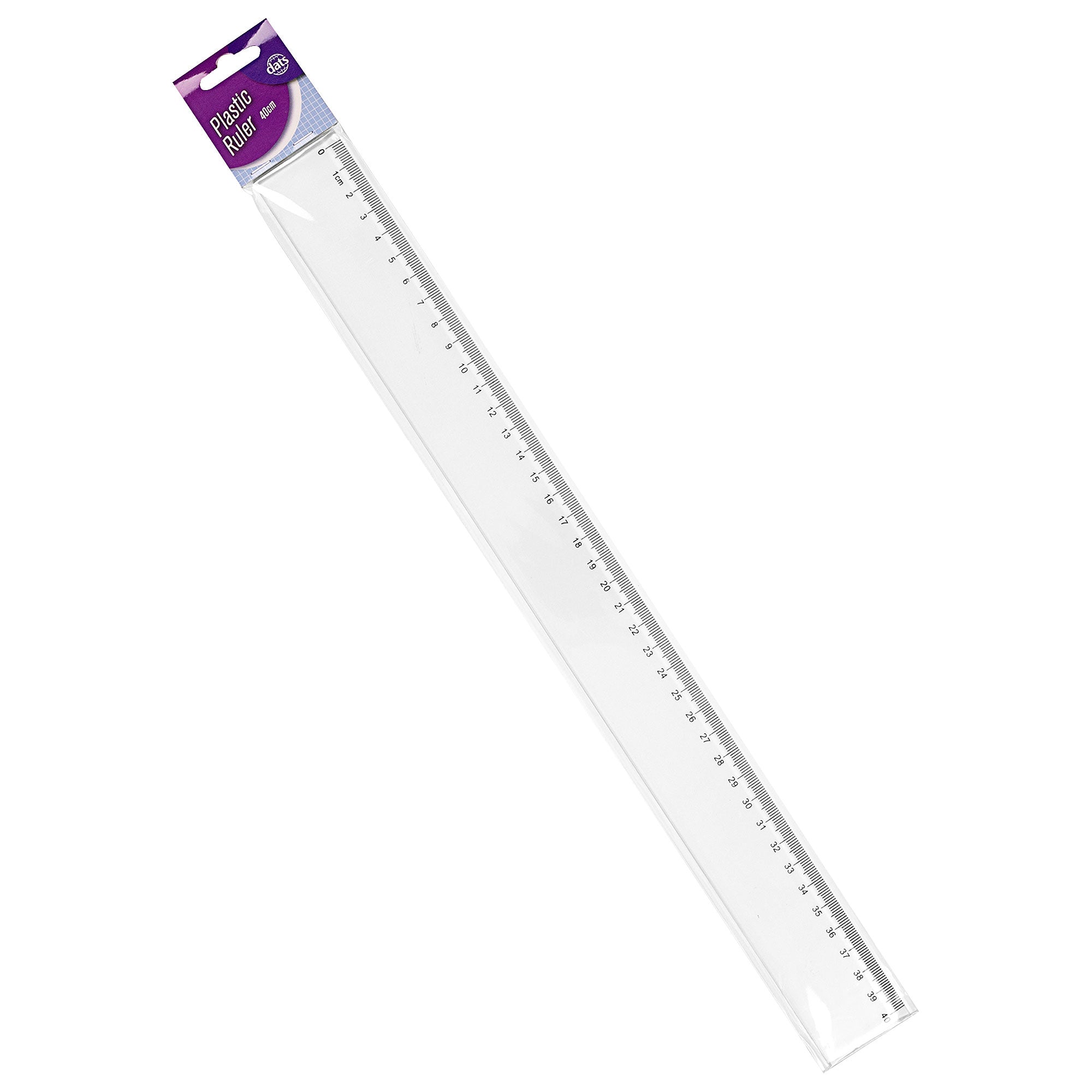 Plastic Ruler Clear 40cm – The Reject Shop