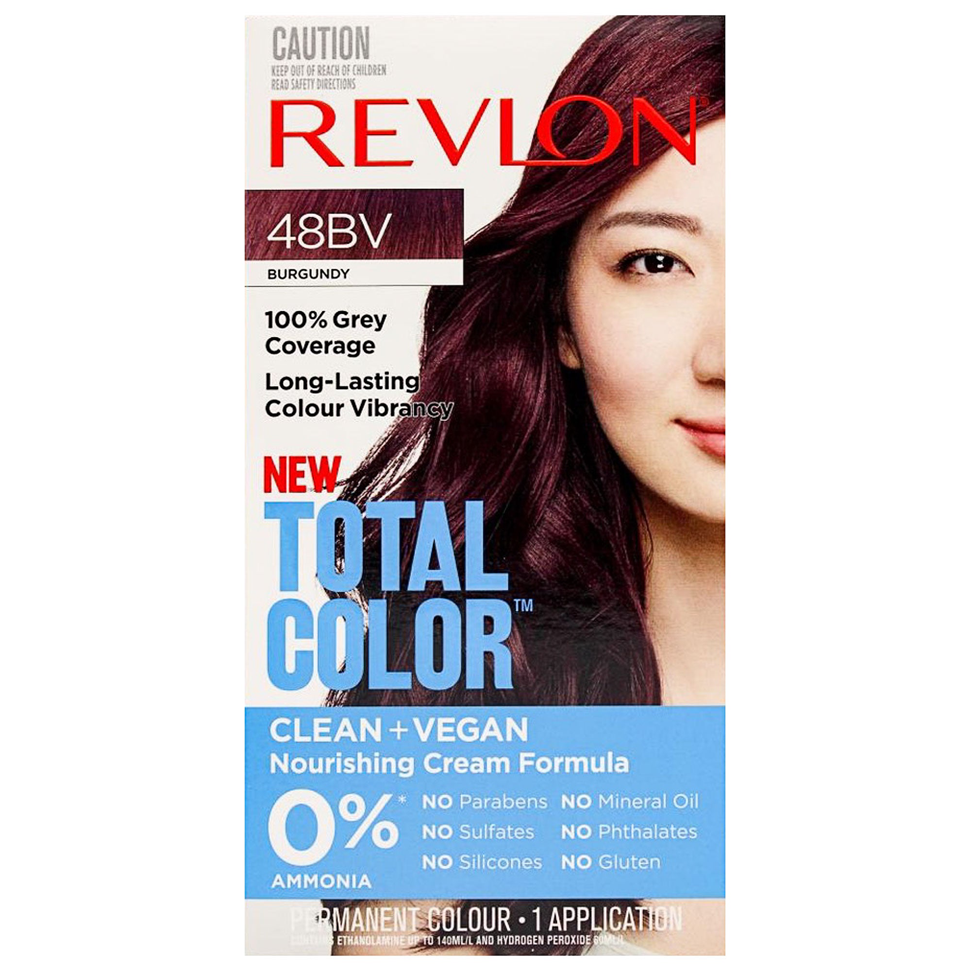 Revlon Total Color Permanent Hair Dye 48BV Burgundy – The Reject Shop