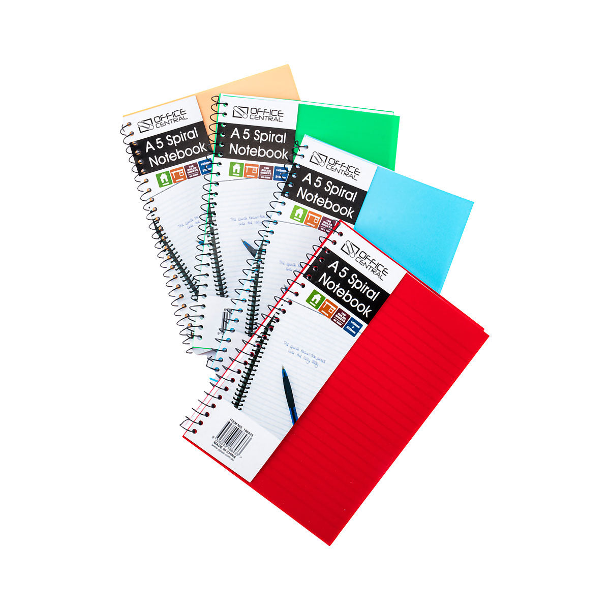 Notebook Spiral 100pg A5 – The Reject Shop