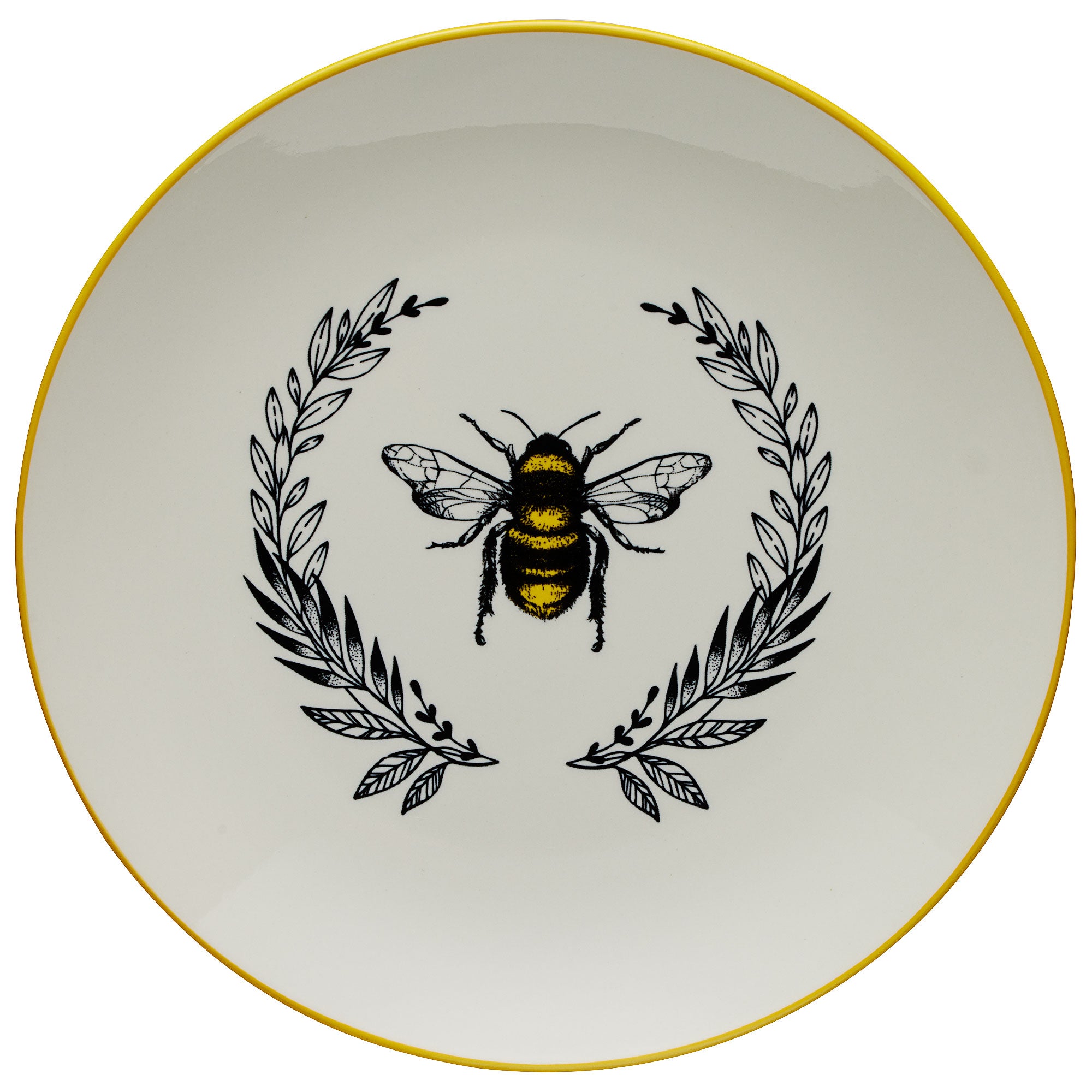 Bees Side Plate 21cm – The Reject Shop