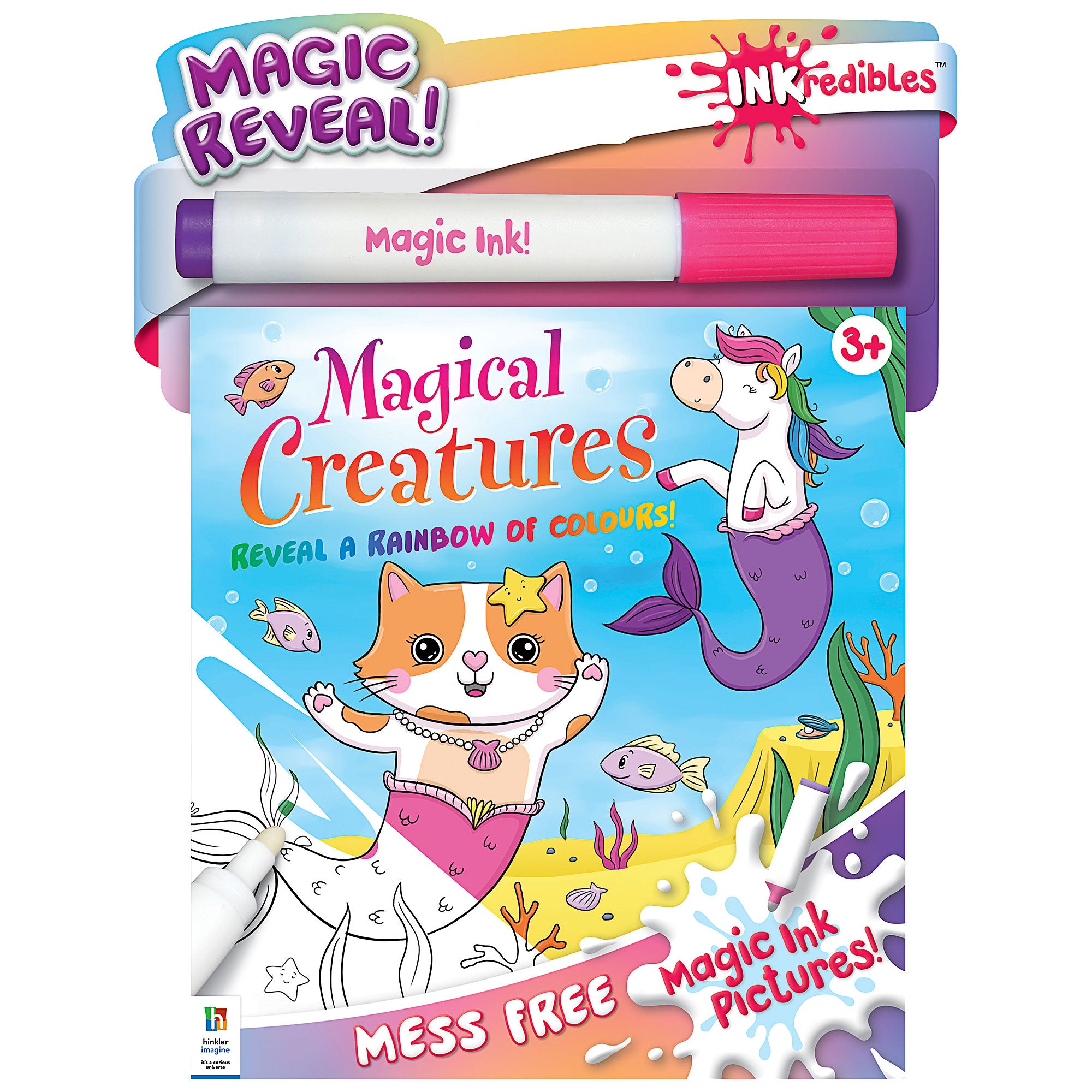 Inkredibles Magical Creatures Magic Ink – The Reject Shop