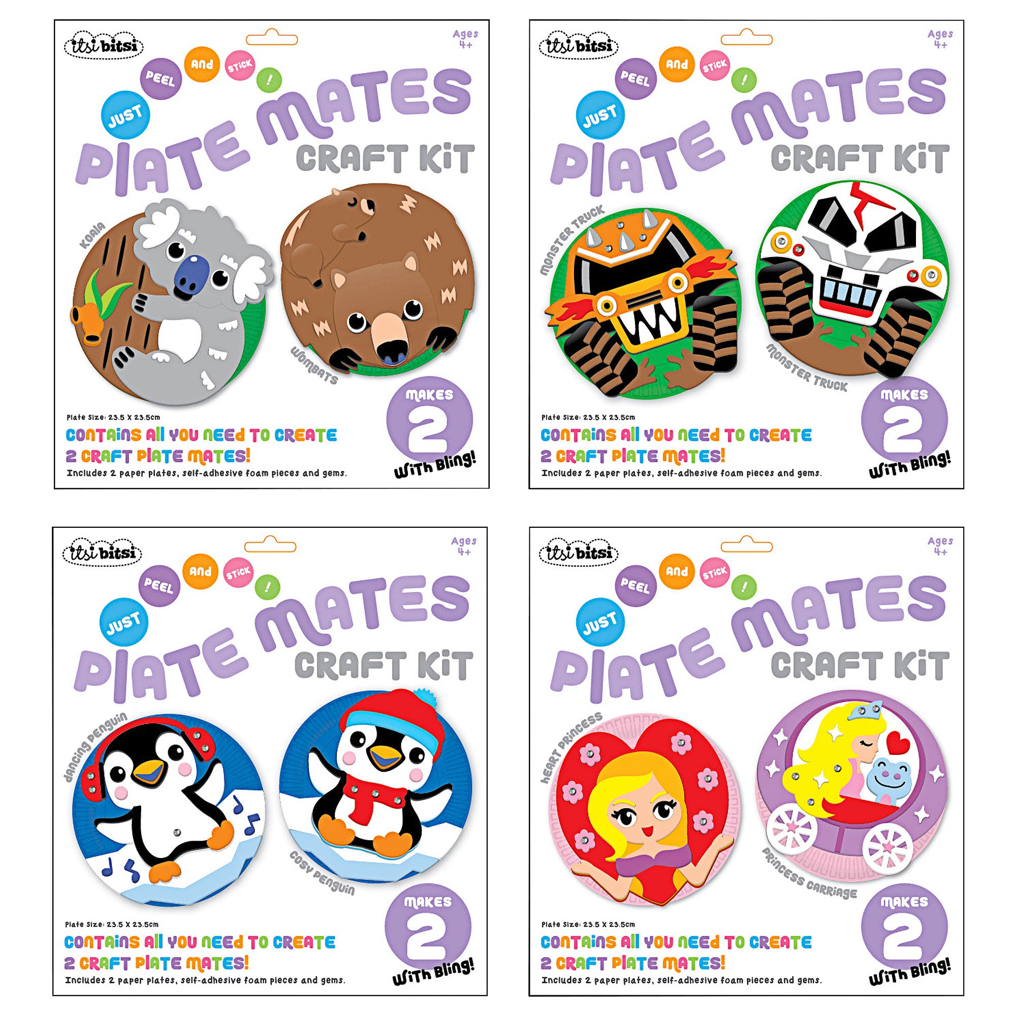 Plate Mates Kit 6pc Assorted – The Reject Shop