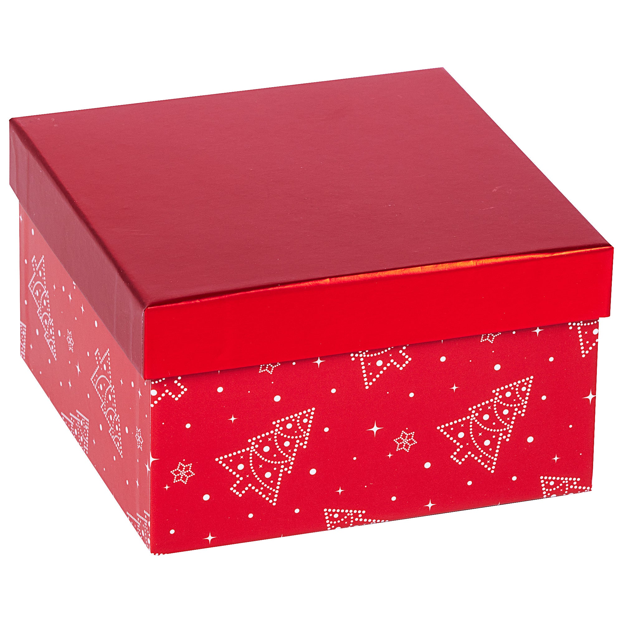 Square Foil Christmas Gift Box S5 16cm – The Reject Shop