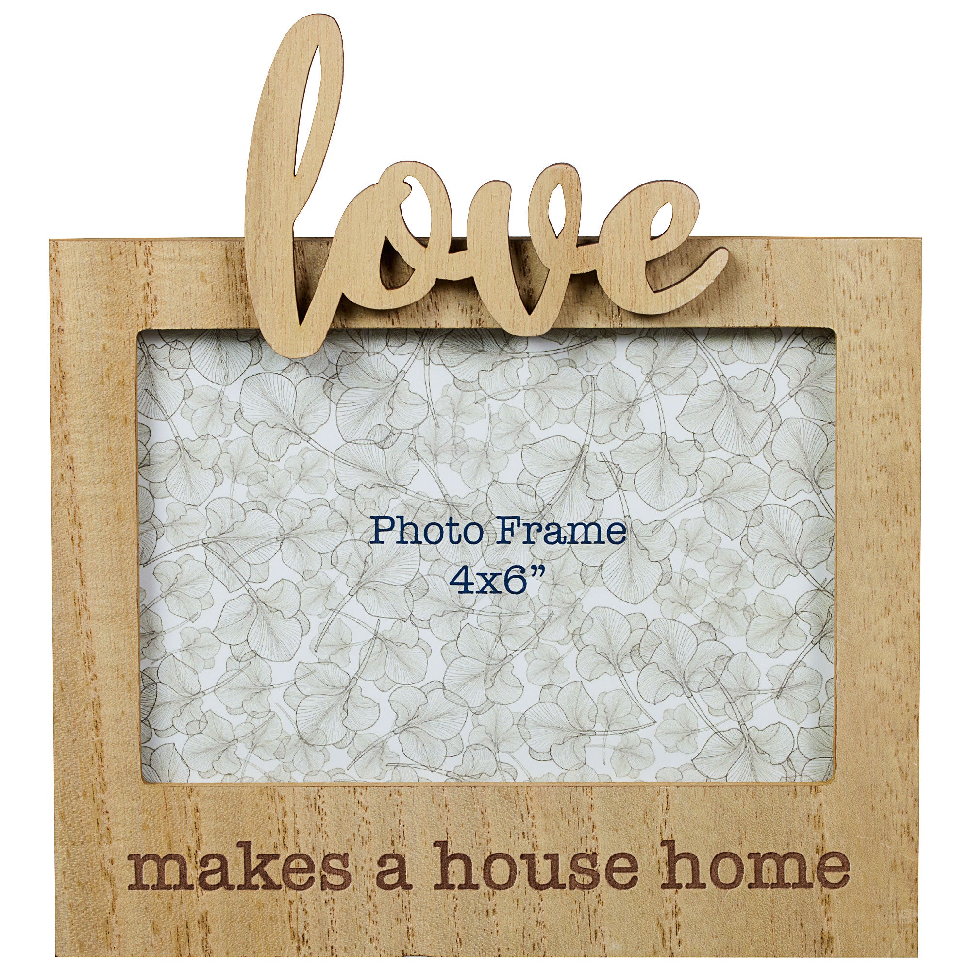 Love Makes Décor Wooden Frame 4x6" – The Reject Shop