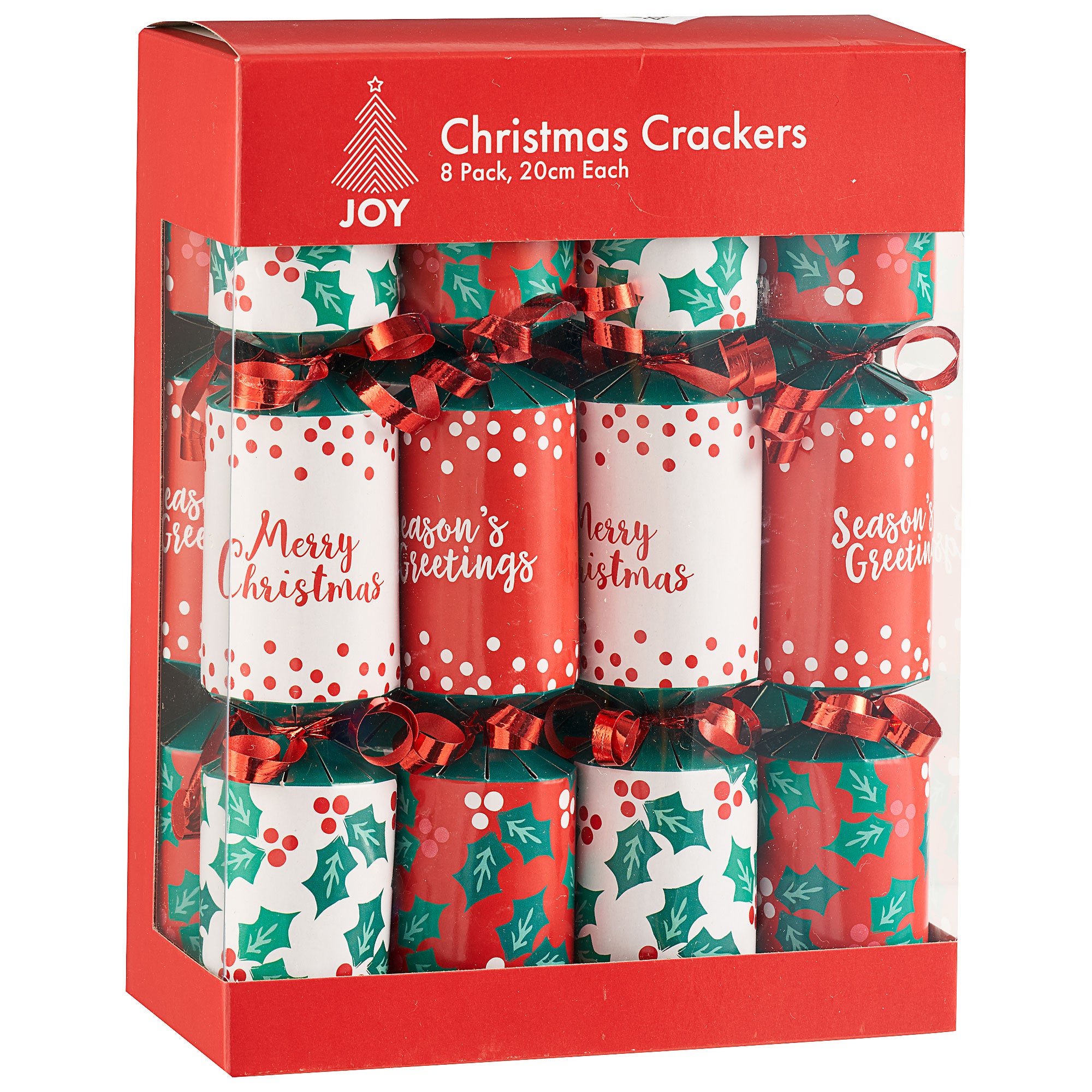 Bon Bon Christmas Holly 20cm 8pk – The Reject Shop