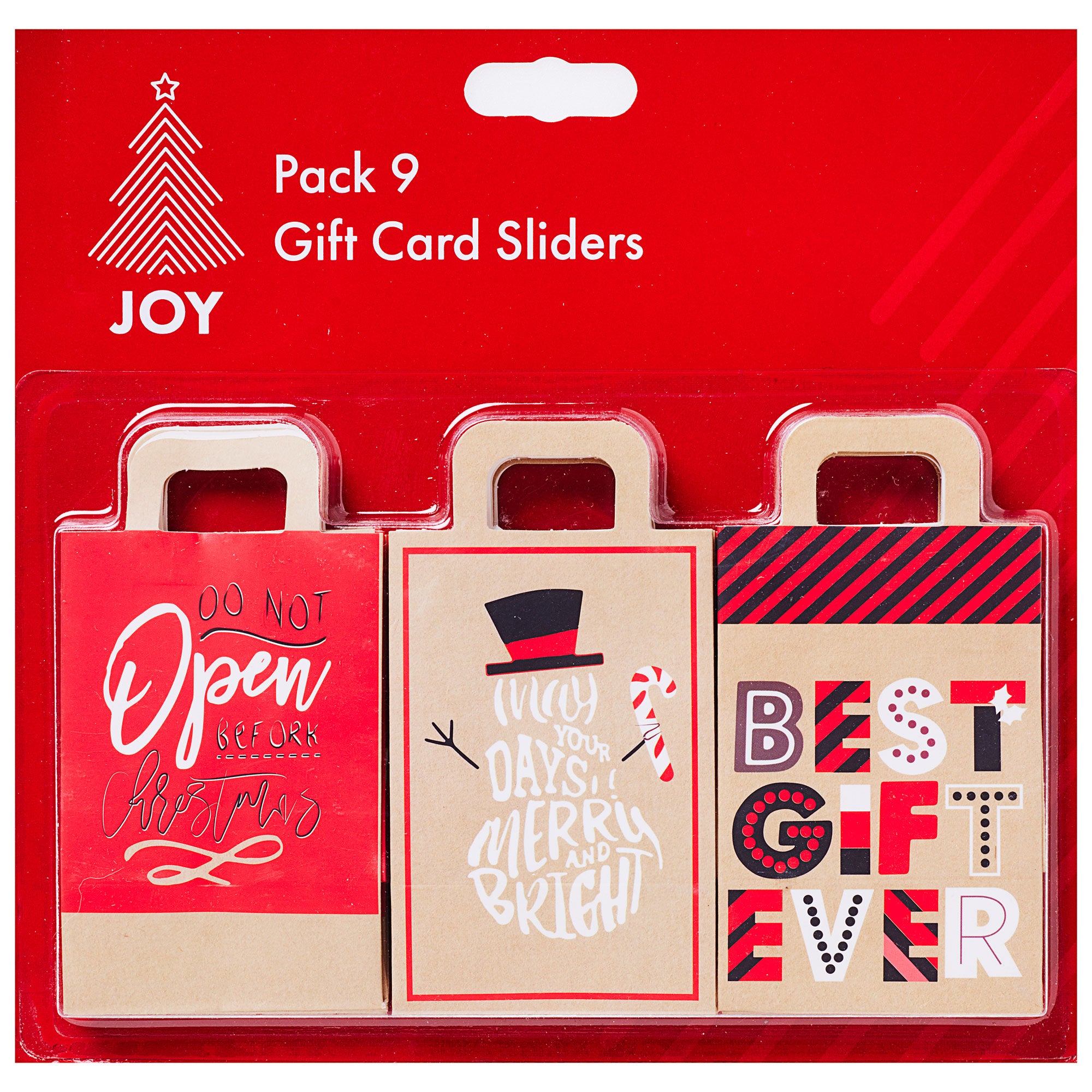 Gift Card Sliders 9pk – The Reject Shop