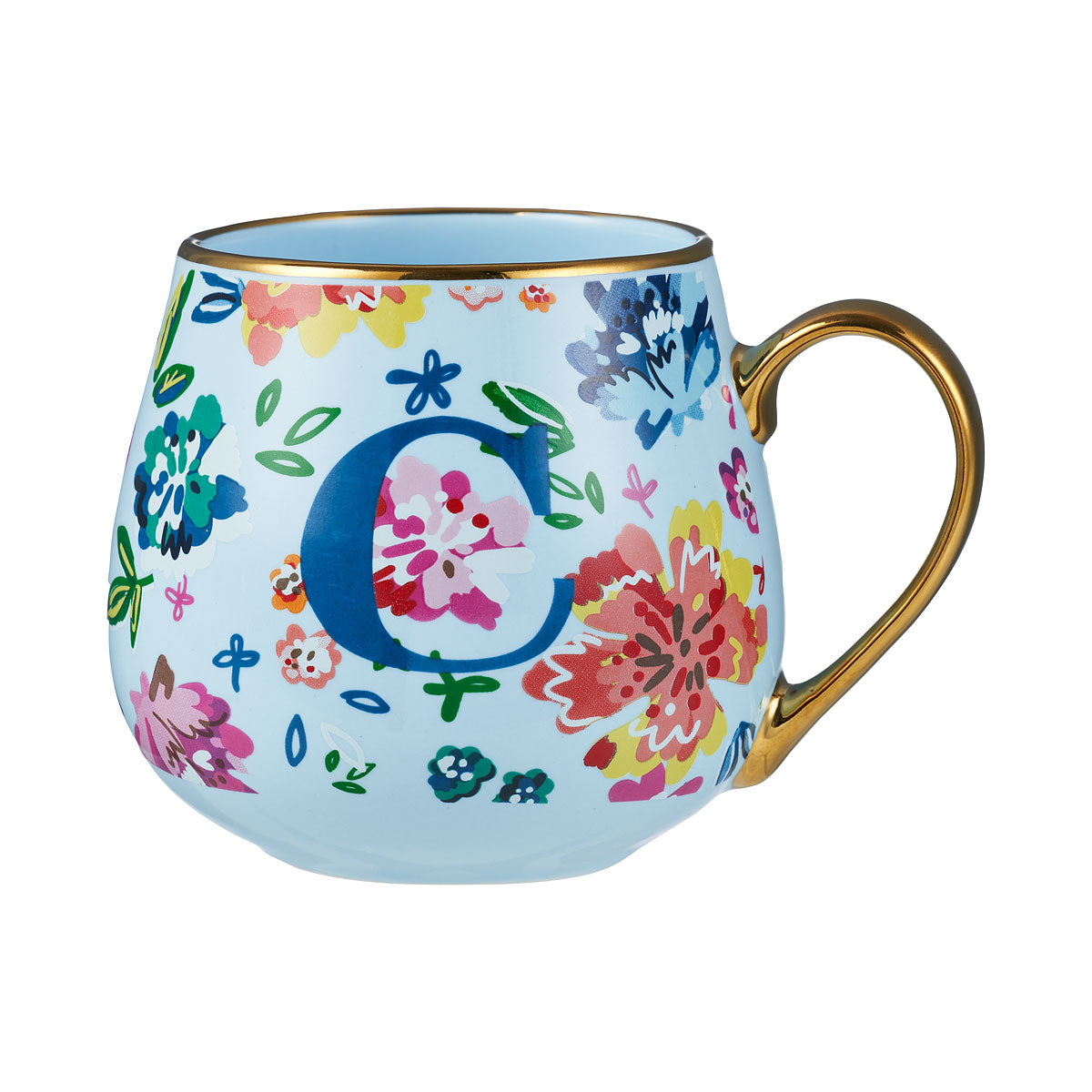 Floral Letter C Mug 400mL – The Reject Shop