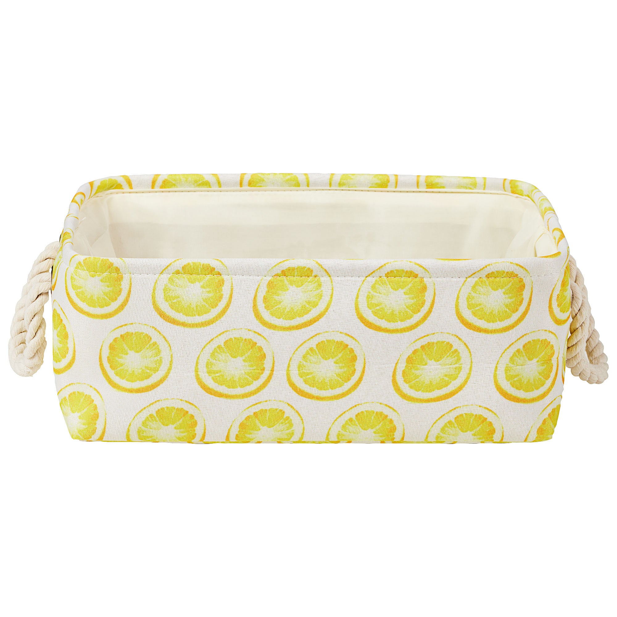 Citrus Fabric Storage Basket – The Reject Shop